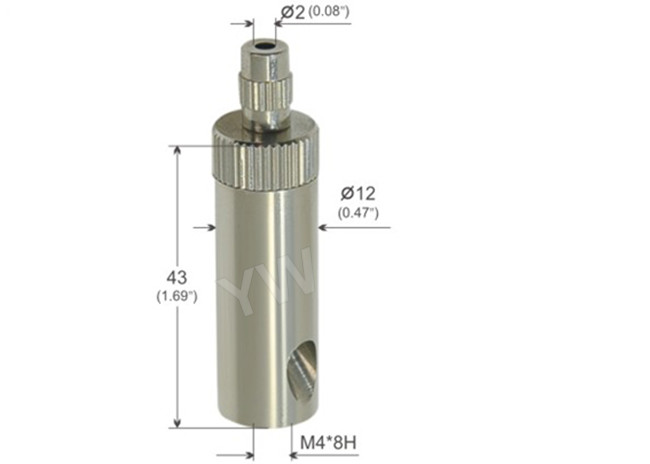 M4 Thread Aircraft Cable Adjustable Fittings With Self Locking Safety Caps