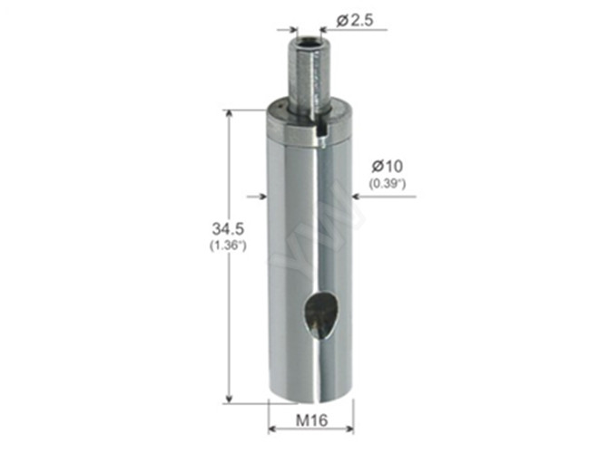 Chromed Aircraft Cable Grippers M16 Tapped Thread Size For Hanging System