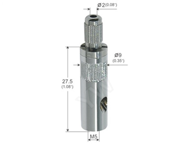 Cable Side Exit Adjustable Cable Grippers Nickel Plated With Safety Lock