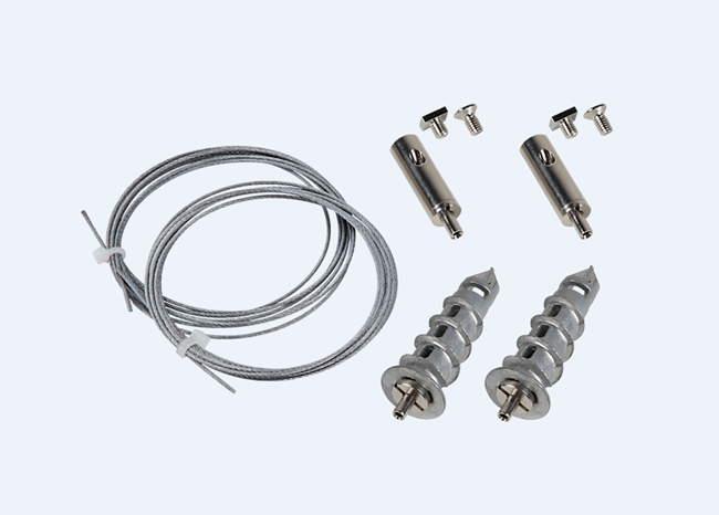 Tool Free Adjustable M3 Threaded Cable Gripper With Plasterboard Screw ...