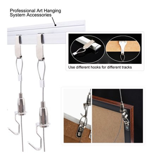 Stylish Designed Elegant Adjustable Cable Gripper Hook Hanger For Art ...