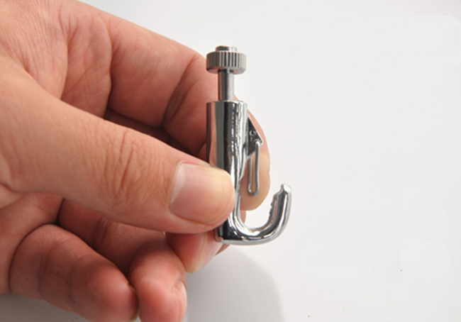 Safety Self - Gripping Hook Zinc Alloy Adjustable Cable Gripper Hanger
