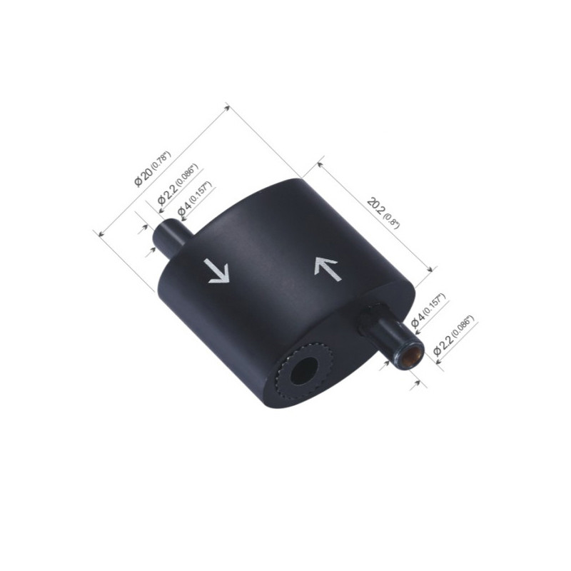 Black Color Loop Cable Gripper Aluminum Dual Wire For 1.5mm Rope Hanging