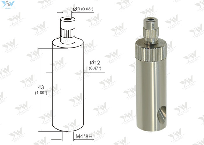 M4 Thread Aircraft Cable Adjustable Fittings With Self Locking Safety Caps