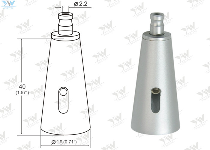 Cone Shaped Adjustable Cable Grippers No Thread Size With Silver Finishing