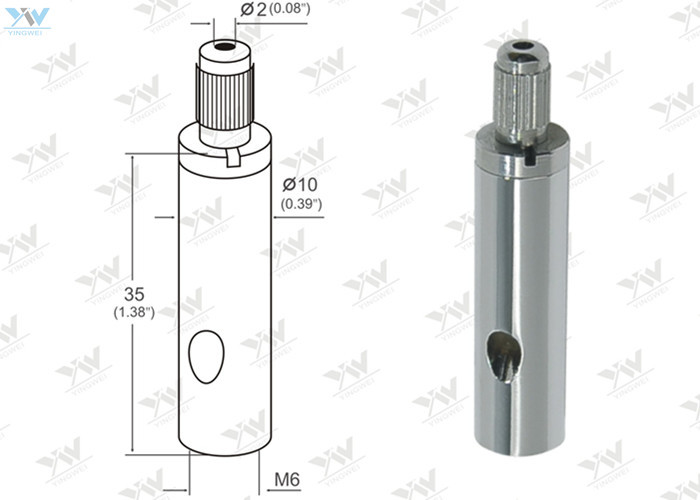 Cable Side Exit Adjustable Cable Grippers Nickel Plated With Safety Lock